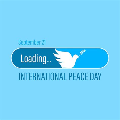 Premium Vector International Peace Day Background