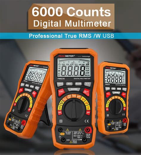 Jual Peakmeter Pm Ms Auto Manual Range Digital Multimeter With