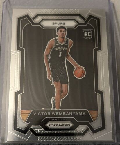 Panini Prizm Victor Wembanyama Base Rookie Card Rc Spurs