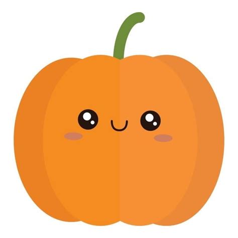 Cute Pumpkin Clipart Hd PNG Cute Pumpkin Illustration Vector On White