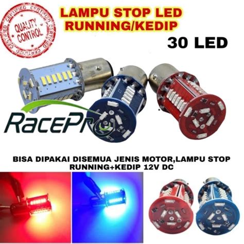 Jual Lampu Stop Rem 30 Mata Lampu Rem Led Bayonet 30 Mata M Kedip Motor
