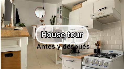 House tourantes y después departamento Infonavit 54m2 YouTube