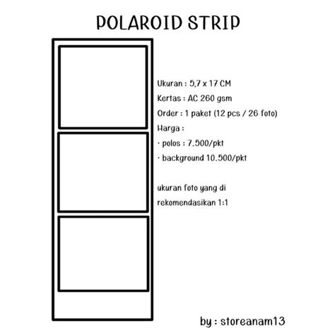 Jual Polaroid Strip Foto Polaroid Foto Shopee Indonesia