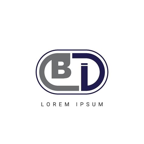 Premium Vector Bi Or Ib Letter Logo Design With A Creative Cut Letter