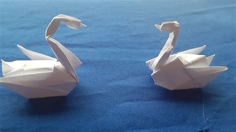 Còmo hacer un Cisne de origami origami facil john montroll YouTube