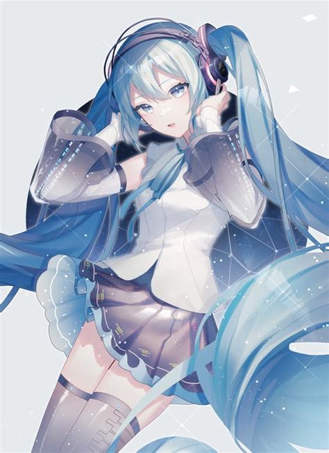 初音ミクお知らせ 初音ミク16周年イラコンにて3作品初音ミク16周年賞を受賞しま アオノアオ CLASS101のイラスト