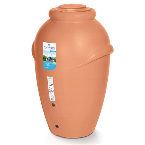 Zbiornik na deszczówkę 2w1 Aquacan 360L doniczka ceglasty