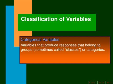 ppt classification of variables powerpoint presentation free download id 3050300