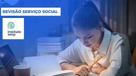 Banca AOCP Revisão Arrasadora De Serviço Social Questões Comentadas