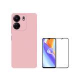 Kit Película de Vidro Temperado 5D Full Cover Capa Silicone Líquido