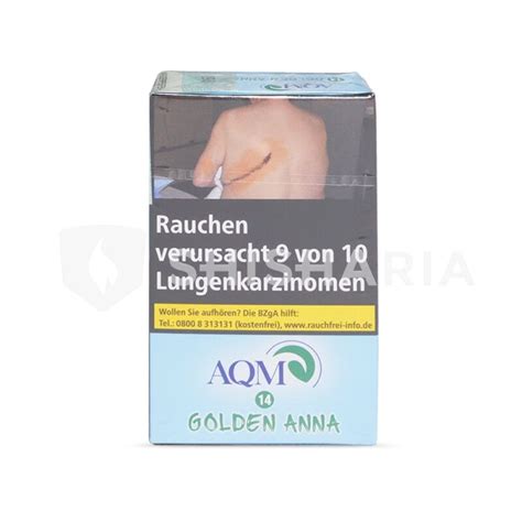 Kaufen Sie Aqua Mentha Shisha Tabak 25g Golden Anna 14 SHISHARIA De