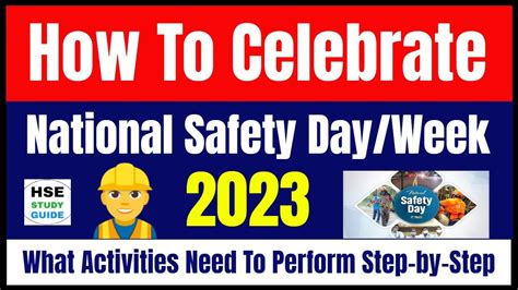 How To Celebrate National Safety Day Week 2023 National Safety Day