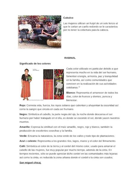 DOCX Trajes Tipicos De Baja Verapaz DOKUMEN TIPS