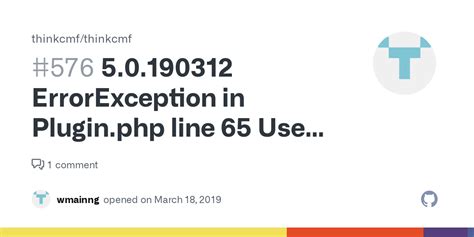 5 0 190312 ErrorException In Plugin Php Line 65 Use Of Undefined