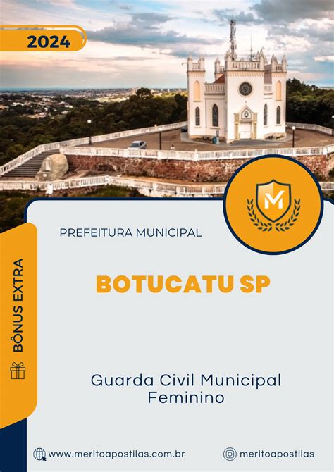 Apostila Guarda Civil Municipal Feminino Prefeitura De Botucatu SP 2024