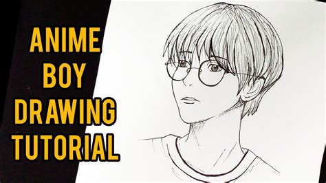 Cómo dibujar un chico anime Tutorial de dibujo animado