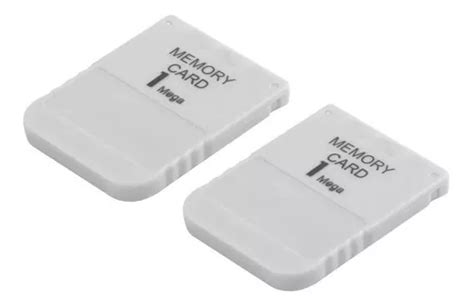 Kit 2 Memory Cards 1 Mb Psone Playstation Ps1 Novo Escorrega o Preço