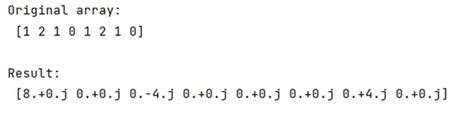 python how does numpy fft fft work