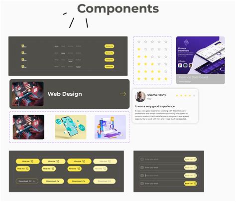 Personal Portfolio Landing Page Ui Design Behance