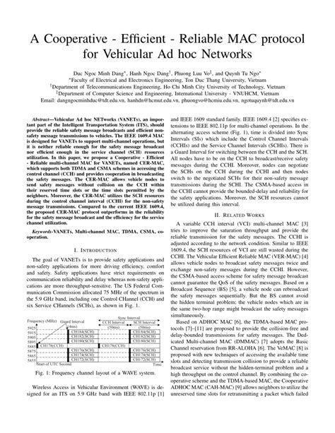 pdf a cooperative efficient reliable mac protocol for vehicular
