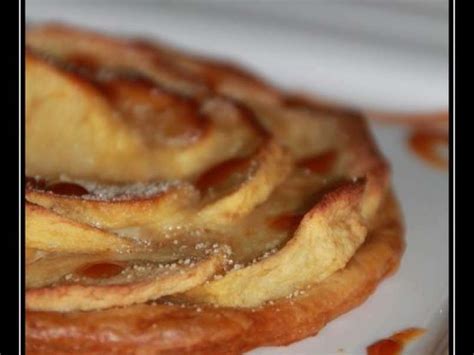 Tarte fine aux pommes et caramel beurre salé Recette Ptitchef