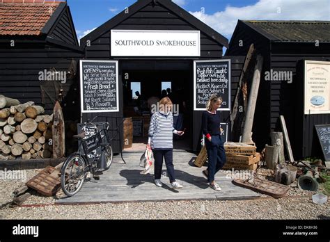 Southwold Suffolk England Traditional Fisherman Huts Stock Photo Alamy