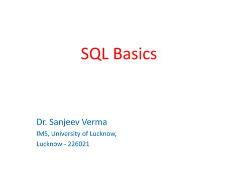 sql basic sql stands for structured query language it is used for storing and managing sql