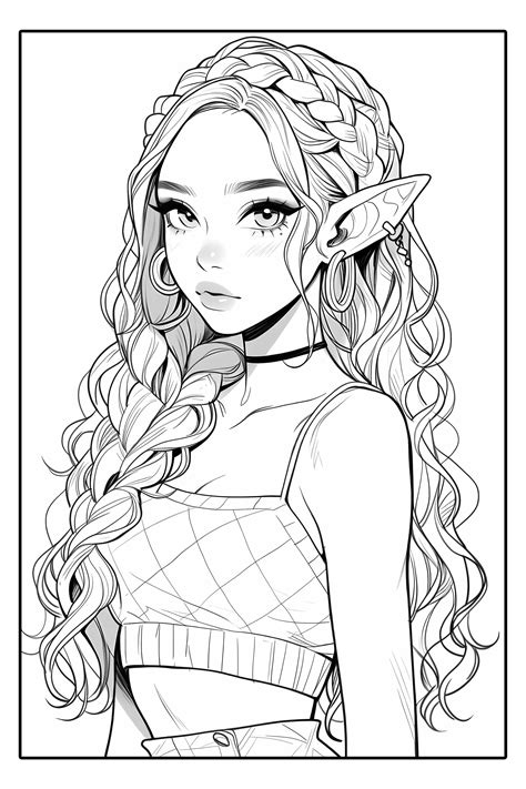 Pin By Elizabeth Emerick On Pinturas Digitais In 2024 Manga Coloring