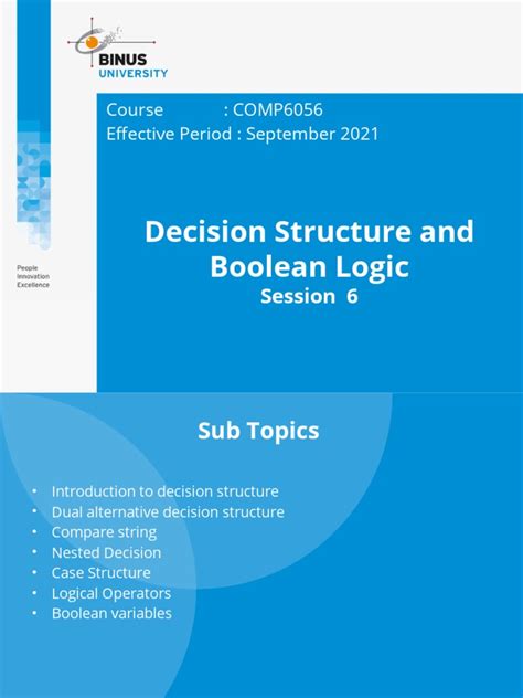 decision structure and boolean logic t pdf string computer science software development