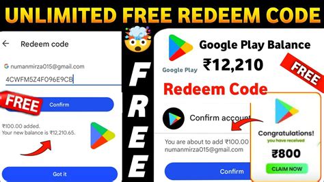 Free Redeem Code Free Google Play Redeem Code How To Get Redeem