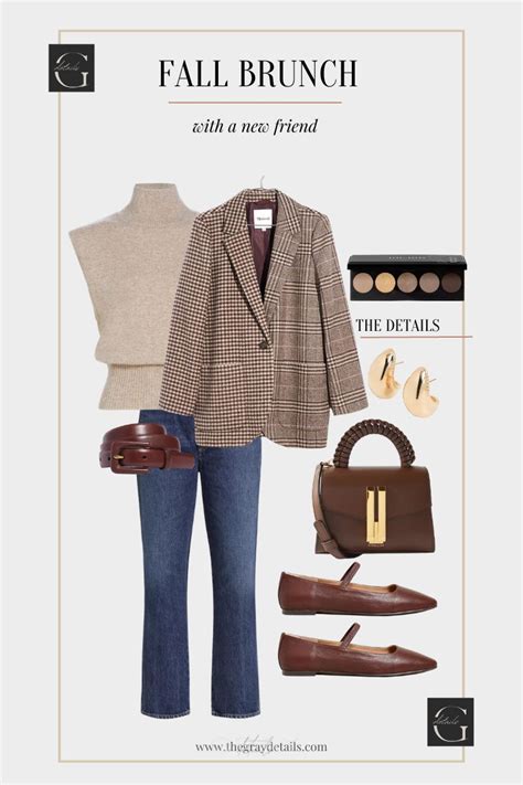Classy Fall Brunch Outfits The Gray Details