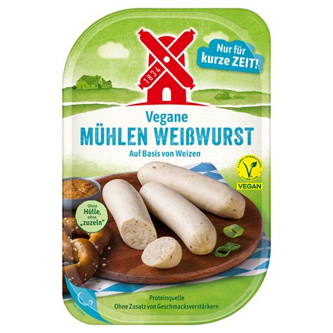 Neue vegane Weisswurst Rügenwalder Mühle