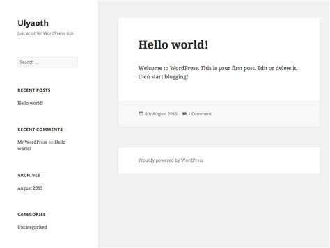 How To Install WordPress Using Nginx And HHVM On Fedora