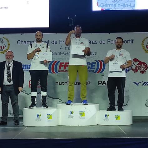 Des Réunionnais au Championnat de France de bras de fer sportif
