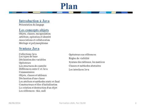 Formation Java Par Silmi S Ppt Video Online T L Charger