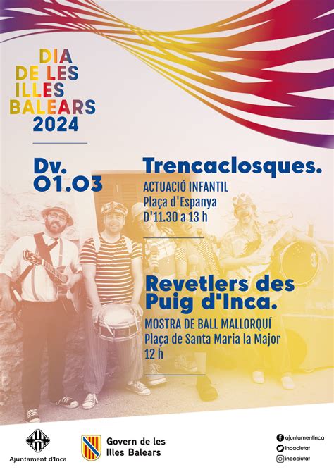 Dia De Les Illes Balears 2024 Ajuntament D Inca