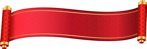 Free Rouleau De Papier Rouge Chinois 13490722 PNG With Transparent