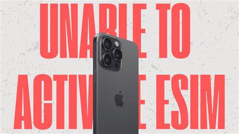 How To Fix Unable To Activate ESIM Error On Any IPhones