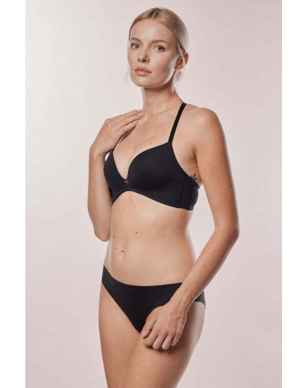 Biustonosz Push Up Bez Fiszbin Nipplex Amelia Czarny