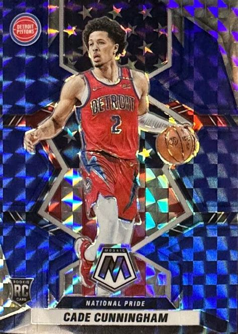 Cade Cunningham Mosaic National Pride Blue Price Guide