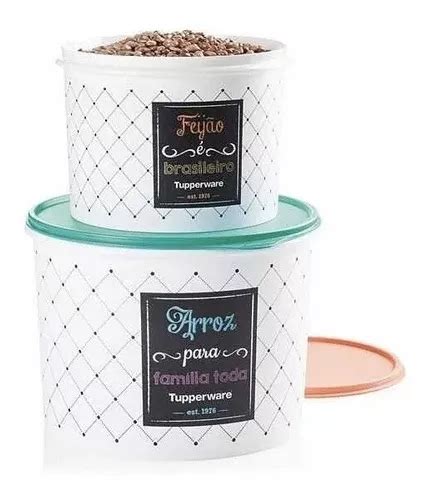 Tupperware Kit Tupper Caixa Bistro Feij O Kg E Arroz Kg Frete Gr Tis
