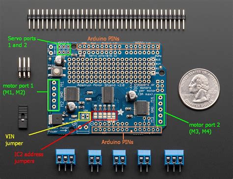 adafruit motor shield use arduino arduino projects ar