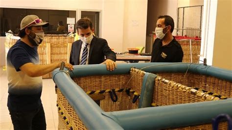 Maraşlı dan Türkiye nin İlk Yerli Sıcak Balon Üretim Tesisine Ziyaret