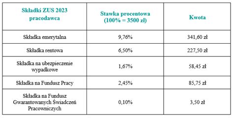 Jaka jest wysokość składek ZUS w 2023 roku SKP Formsoft