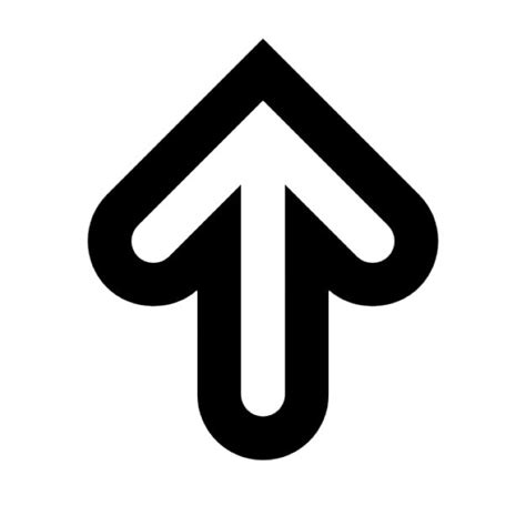 Flèche vers le haut contour Télécharger Icons gratuitement
