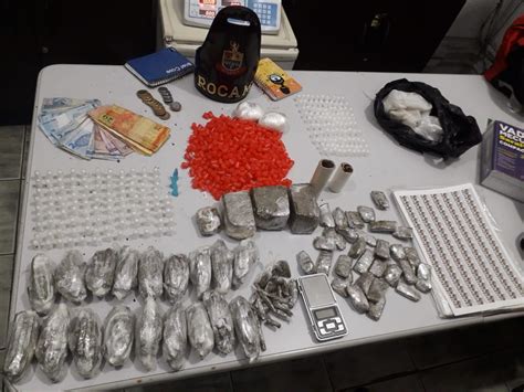 PM apreende drogas em operação realizada em Guarujá SP Santos e