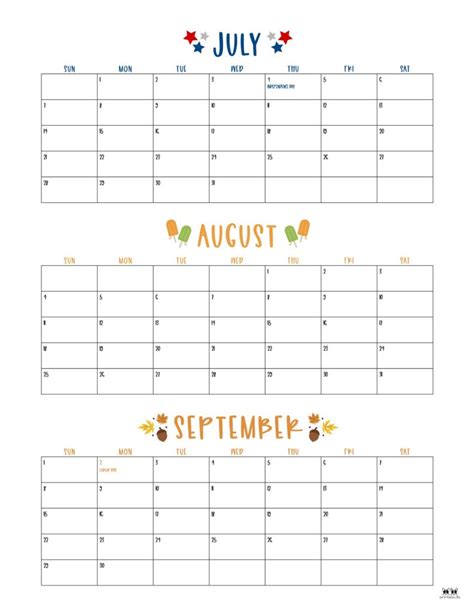 2024 Summer Calendar Year Printable Calendar 2024 Pdf