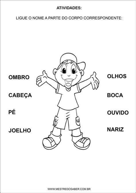 Esquema Corporal na Educação Infantil Mestre do Saber