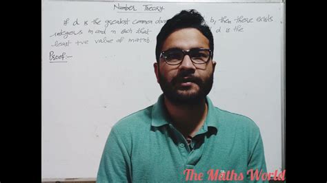 gauss theorem and theorems related to division algorithm number theory youtube