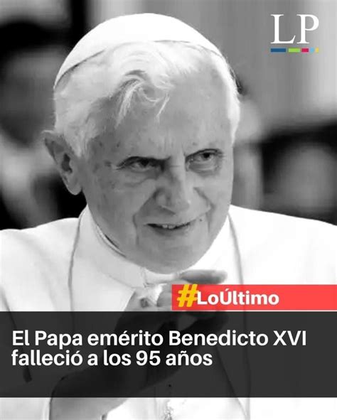 El 31 de diciembre se anunció el fallecimiento del Papa emérito
